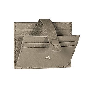 Small Wallets for Women Leather Credit Card Holder Pocket Purse (Khaki)