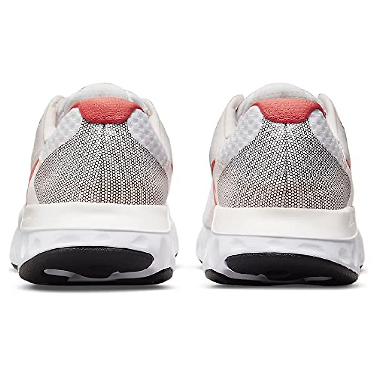 Nike Women's Stroke Running Shoe, White/Magic Ember, 8 M US