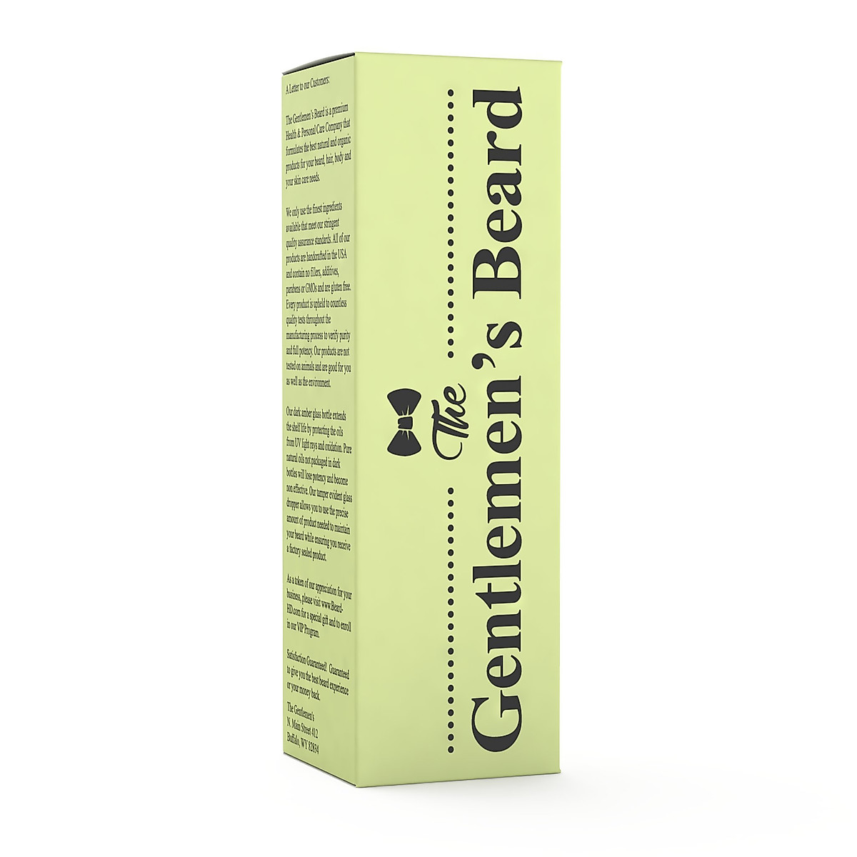 The Gentlemen's Beard Premium Beard Oil - Gentlemen's Scent - Conditioner Softener - All Natural - Softens, Strengthens and Promotes Beard & Mustache Growth - Leave In Conditioner