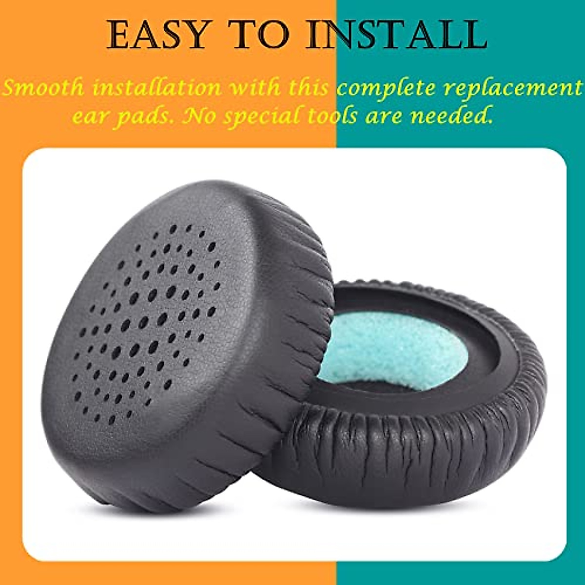 TaiZiChangQin C320 Upgrade Ear Pads Ear Cushion Earpads Replacement Compatible with Plantronics Blackwire C320 USB C310 C225 C315 C325 Headphone Protein Leather