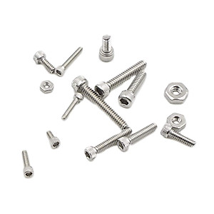 HVAZI #2-56#4-40#6-32 UNC Stainless Steel Socket Head Cap Screws Nuts Assortment Kit (#2-56#4-40#6-32UNC)