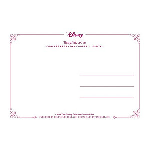 Disney Princess Postcard Box: 100 Collectible Postcards (Disney Art Stationery, Gift for Disney Lover)