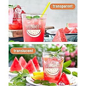 Printable Vinyl Sticker Paper for Inkjet Printer Clear Labels 50 Sheets Transparent Quickly Dry Non Waterproof Transparency Glossy 8.5 x 11 Decal Paper Tear & Scratch Resistant