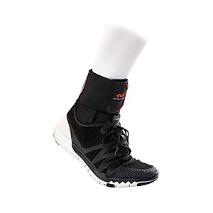 McDavid Ankle Brace w/Cross Straps, Maximum Support, Comfortable Compression & Breathable Design, Injury Recovery