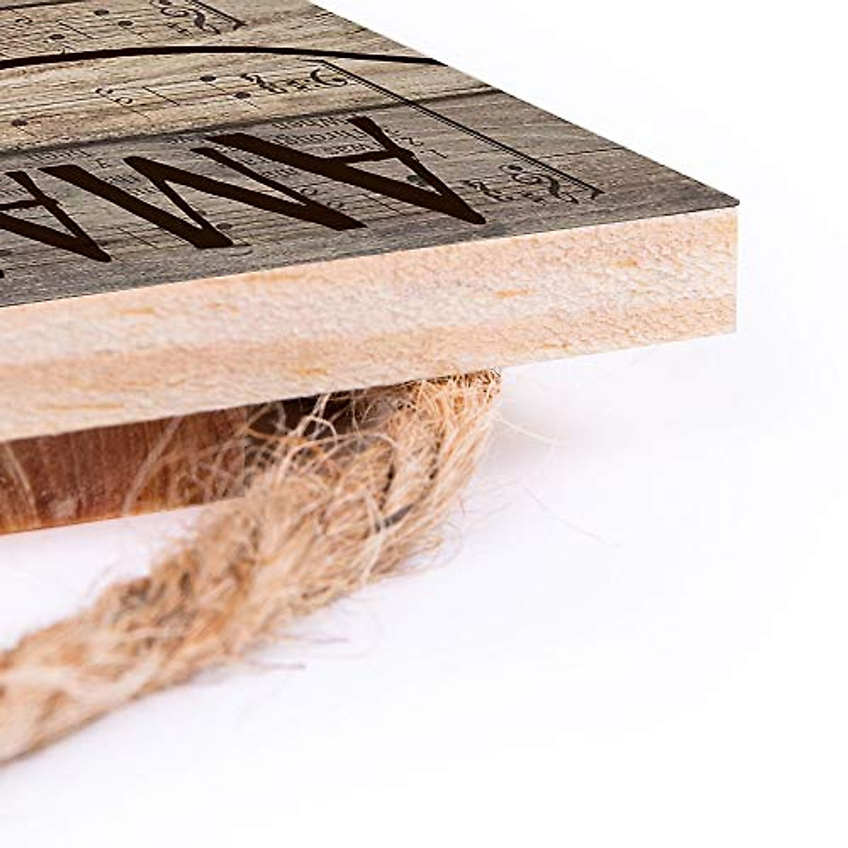 P. Graham Dunn Amazing Grace Rustic Sheet Music Design 5 x 10 Wood Plank Design Hanging Sign