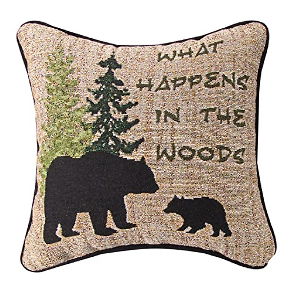 Manual Woodworker What Happens in The Wood 12" Pillow