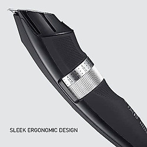 Panasonic Long Beard Trimmer for Men, 58 Length Settings and 4 Attachments for Cutting and Detailing, Cordless or Corded Operation – ER-GB96-K (Black)