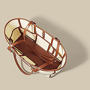 Women Canvas Striped Handbag Tote Shoulder Bags Female Casual Crossbody Bag Large Capacity Bags