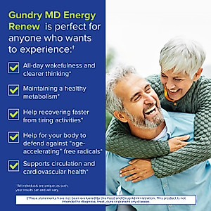 Gundry MD® Energy Renew Muscle Recovery and Cardiovascular Health Support Supplement, 30 Servings