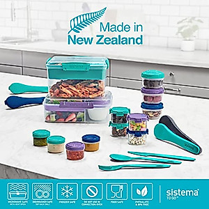 Sistema Bento Box Adult Lunch Box with 2 Compartments