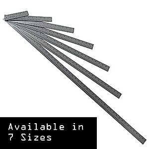 Ludwig Precision Non-Slip Backed Aluminum Straight Edge Ruler, 12-INCH, Silver