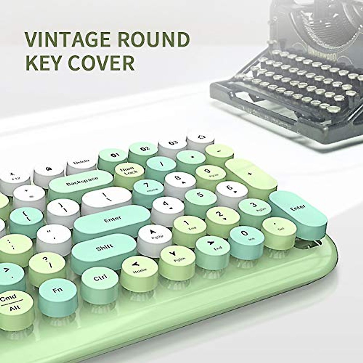 125 Keyboard,Bluetooth 5.1 Laptop Keyboard,Multi‑Device Compact Keyboard,Ergonomic Computer Quiet Keyboard,Keyboard for Laptop Mobile Phone Tablet,for