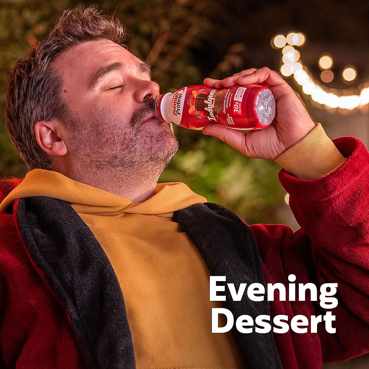 Premier Protein Indulgence Protein Shake, 30g Protein, 3g Sugar, Chocolate Covered Strawberry, 11.5 fl oz, Pack of 12