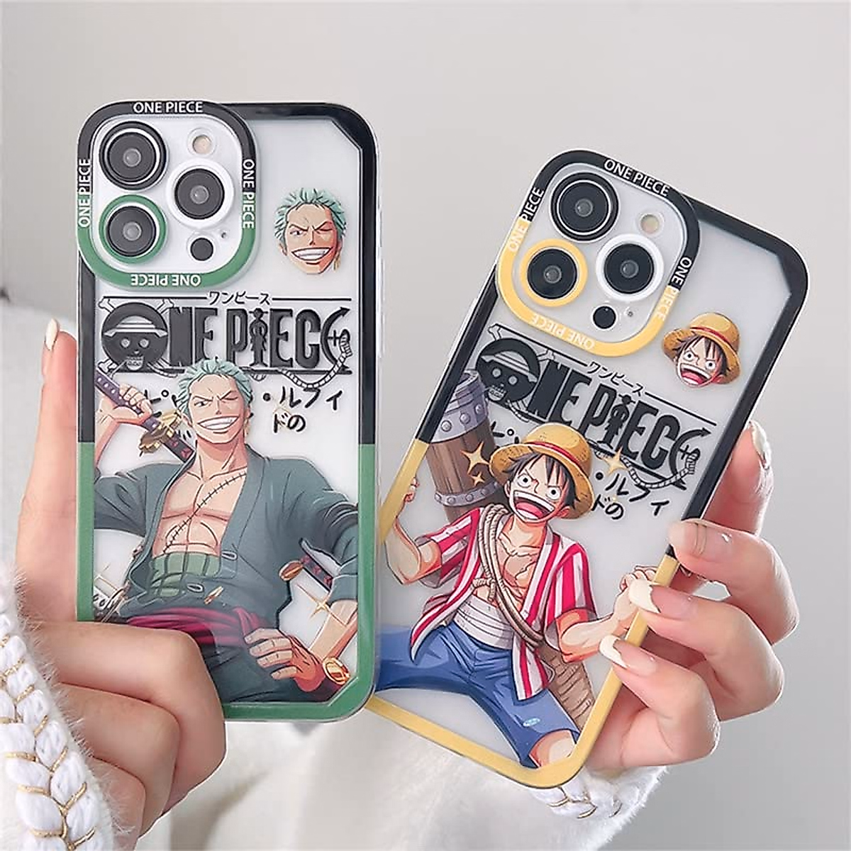 Cool Japan Anime Case Clear Cartoon Compatible with for iPhone XR Pattern Back Soft Silicone Clear TPU with Anime Keychain Case for Teen Boys and Girls Women(XR Yellow)