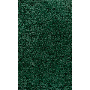 JONATHAN Y SEU100L-8 Haze Solid Low-Pile Indoor Area-Rug Casual Contemporary Solid Traditional Easy-Cleaning Bedroom Kitchen Living Room Non Shedding, 8 ft x 10 ft, Emerald