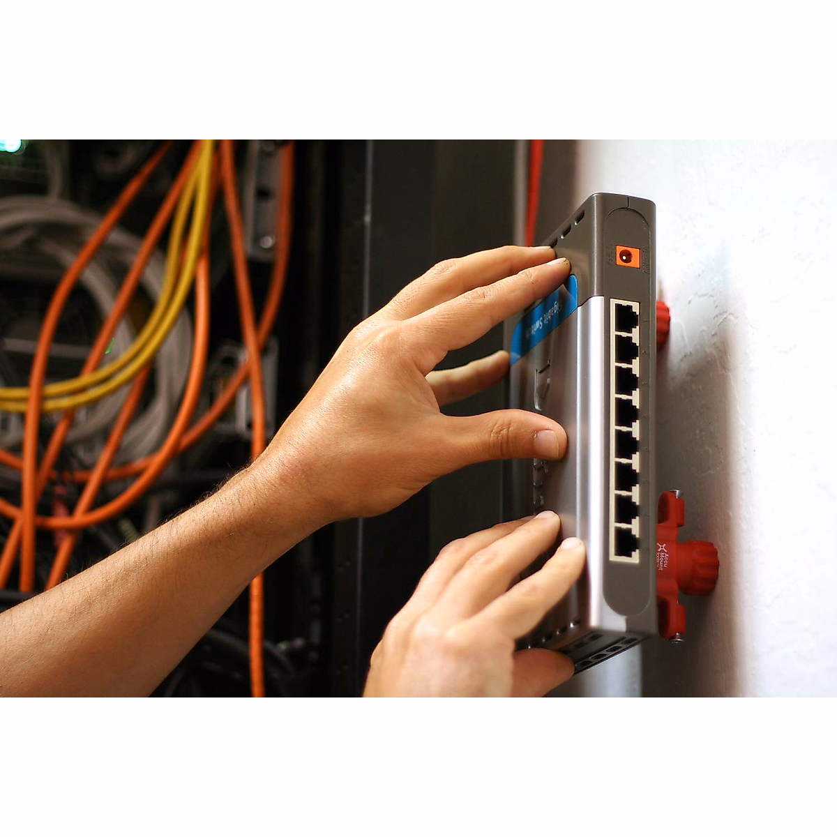 Keyhole Companion Marking Tool Set – Mount/Hang Items that have Keyhole Slots Without Measuring; Tools Mark Fastener Locations on Walls. Picture hanging, mount power strips, use w/keyhole hangers, etc