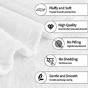 Blanket Warm Super Soft Throw Blanket Lightweight Cozy Bedding for Living Room Couch Sofa for All Season 50"x40"