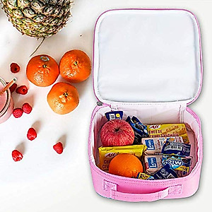 gxtvo 3PCS Unicorn Backpack for Girls, 16" Sequin Prechool Elementary Bookbag and Lunch Box