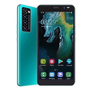 KIKYO Unlocked Smartphones,LANDVO Rino4 Pro 5.45in Dual SIM Unlocked Cell Phone,1GB RAM + 8GB ROM,2MP+5MP Dual Camera,Face ID Android Phone with 2200mAh Battery(Green)