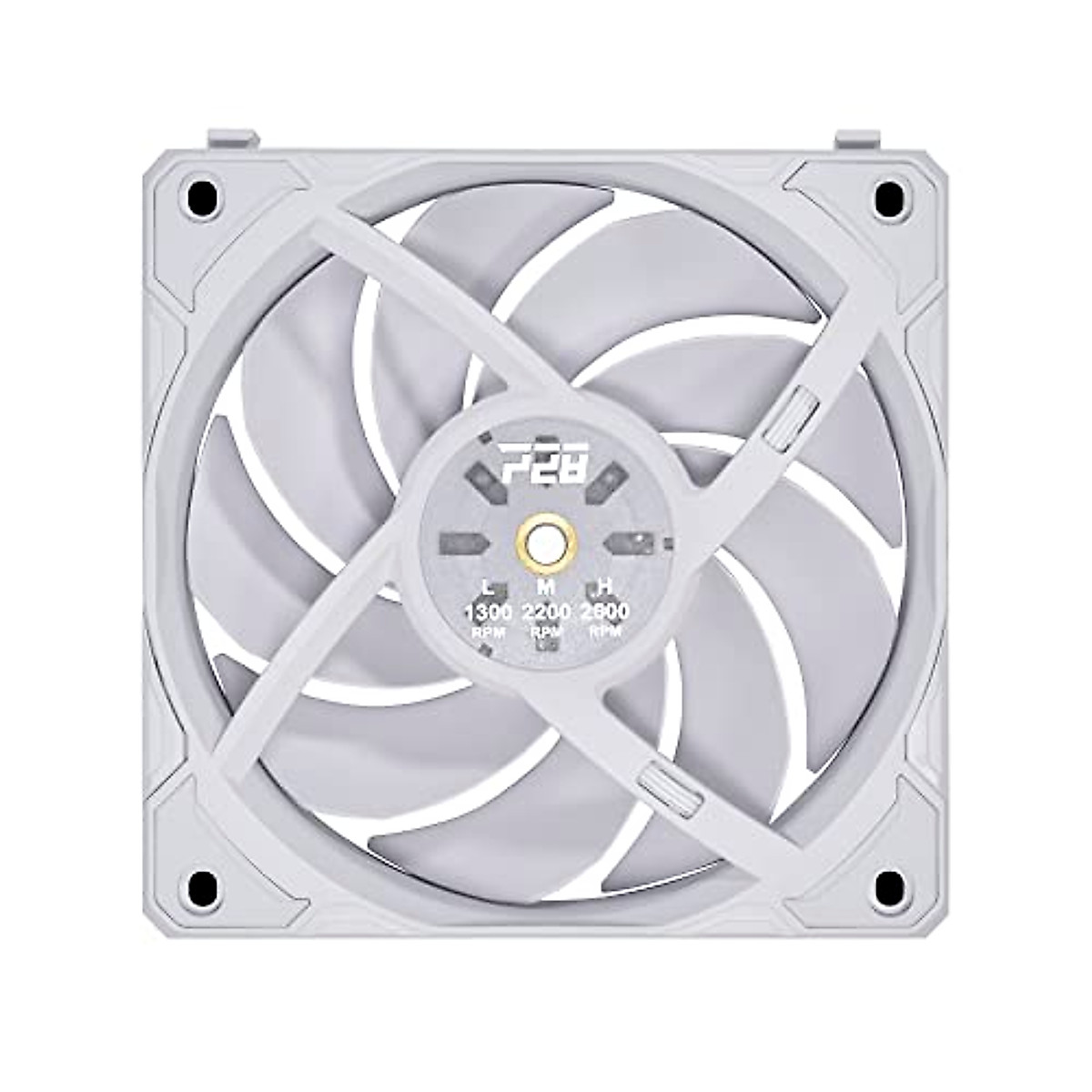 LIAN LI UNI Fan P28 120 Triple Pack White with a Fan Speed Controller - P28120-3W
