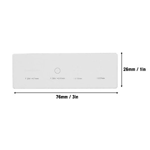 SANON Microscope Slides, Microscope Objective Micrometer Calibration Slide Glass Stage Micrometer with Four Graduated Scales DIV 0. 01mm