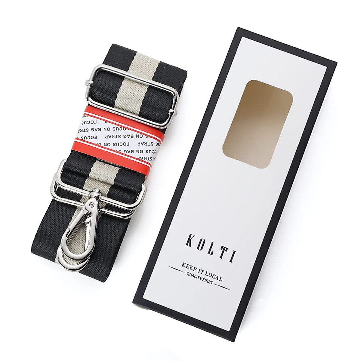 Kolti Crossbody Handbag Stripe Wide Adjustable