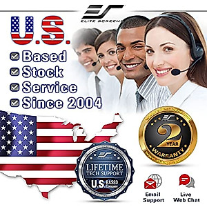 Elite Screens Yard Master Electric Tension CineWhite, 125" Diag. 16:9 Motorized Tab-Tensioned Projector Screen, IP33 Rated, RF Remote Control, 4K/8K Ultra HD 3D Movie Theater (OMS125WHT-ELECTRIC)