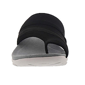 Easy Spirit Women's Lola2 Sport Sandal, Black 001, 8.5 Wide