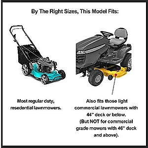 2 New Commercial-grade 13x6.50-6 Flat-Free Lawn Mower Smooth Tires with Steel Rim for Lawn Mower (Deck 36"-68") & Garden Tractor 136506 ---Hub Length 4"-7.1"---Bore φ5/8"