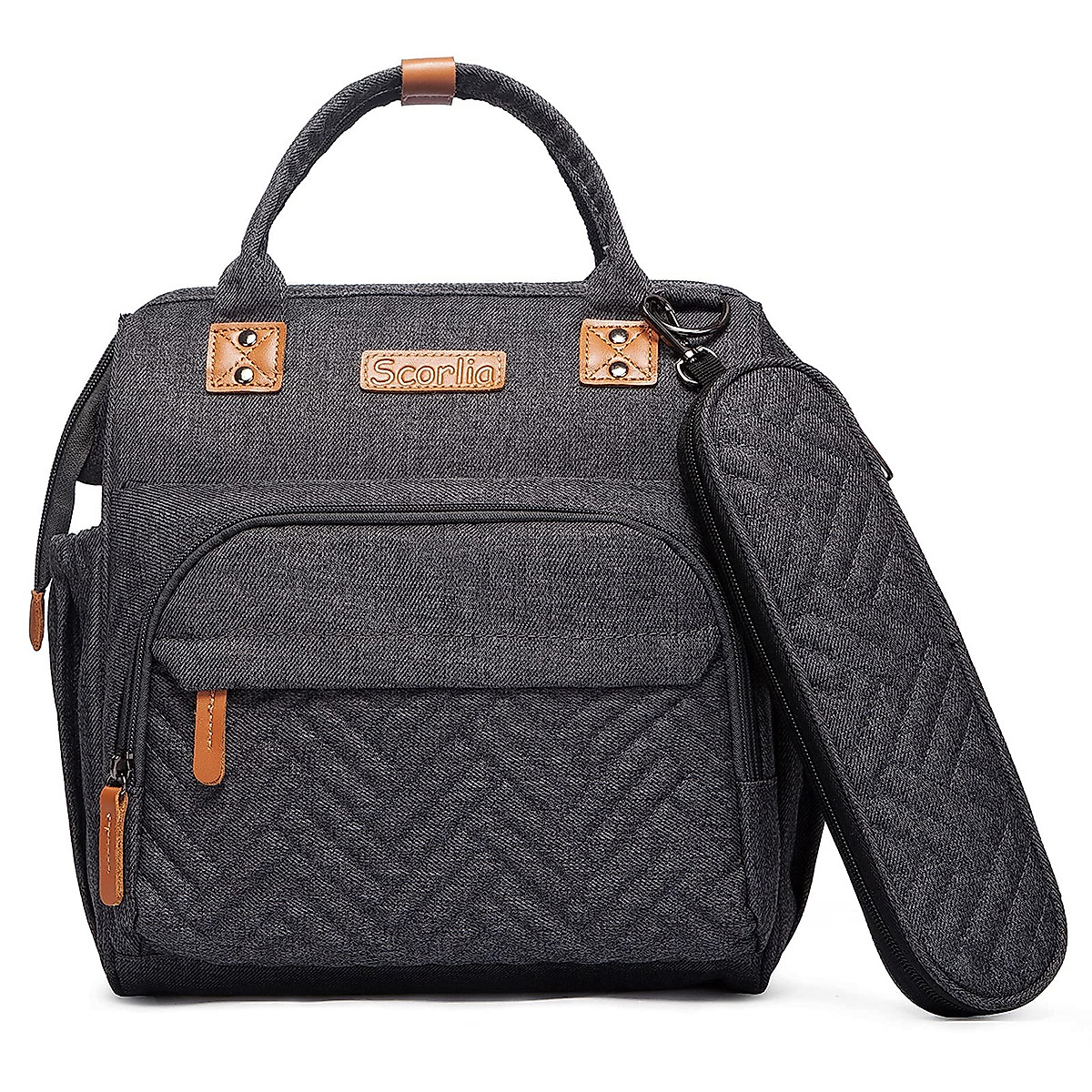 Scorlia Insulated Lunch Bag Thermal Backpack & Leakproof Lunch Tote for Women/Men Work, School, Office, Picnic