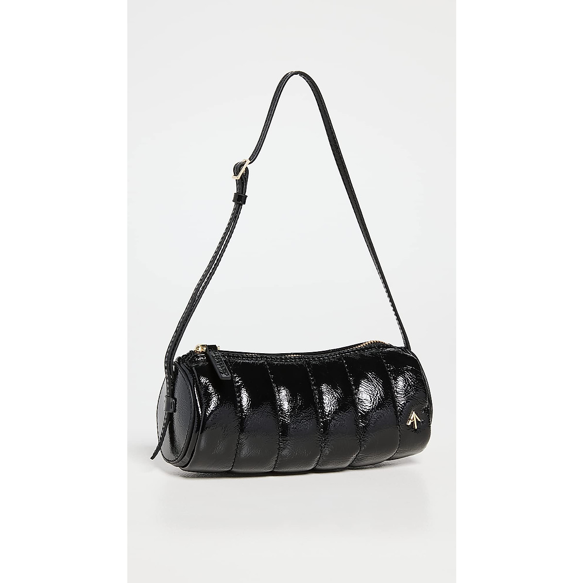 MANU Atelier Women's Mini Padded Cylinder Bag, Black, One Size
