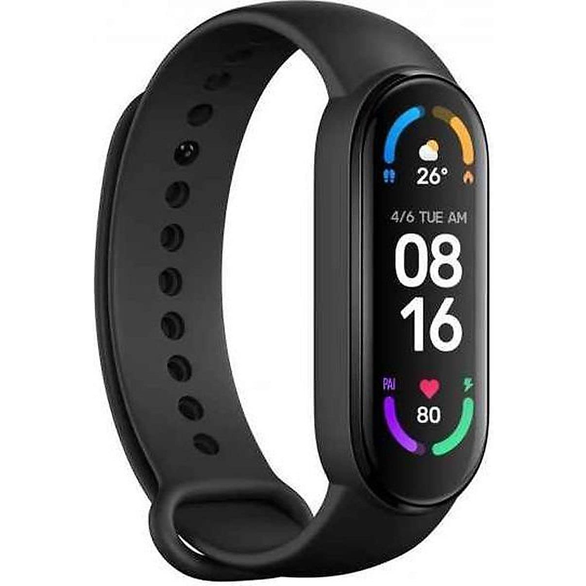 Xiaomi Mi Smart Band 6 40% Larger 1.56'' AMOLED Touch Screen, Sleep Breathing Tracking, 5ATM Water Resistant, 14 Days Battery Life, 30 Sports Mode, Fitness, Steps, Sleep, Heart Rate Monitor