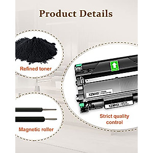 XZMHX Compatible Drum Unit and Toner Cartridge Replacement for Brother TN660 TN 660 TN630 TN 630 DR630 DR 630 High Yield for HL-L2300D HL-L2380DW DCP-L2540DW MFC-L2740DW Printer (DR630+TN660)