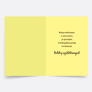 Designer Greetings Hungarian Language Happy Birthday Cards, “Boldog születésnapot” Dobos Torte Design (6 Cards with Envelopes / 6 kártya borítékokkal)