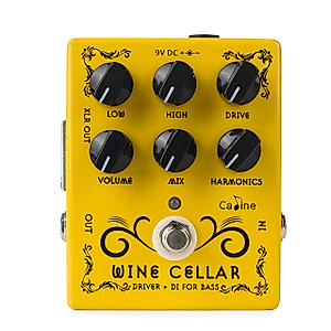 Caline CP-60 Wine Cellar Bass Driver Guitar Effects Pedal True Bypass