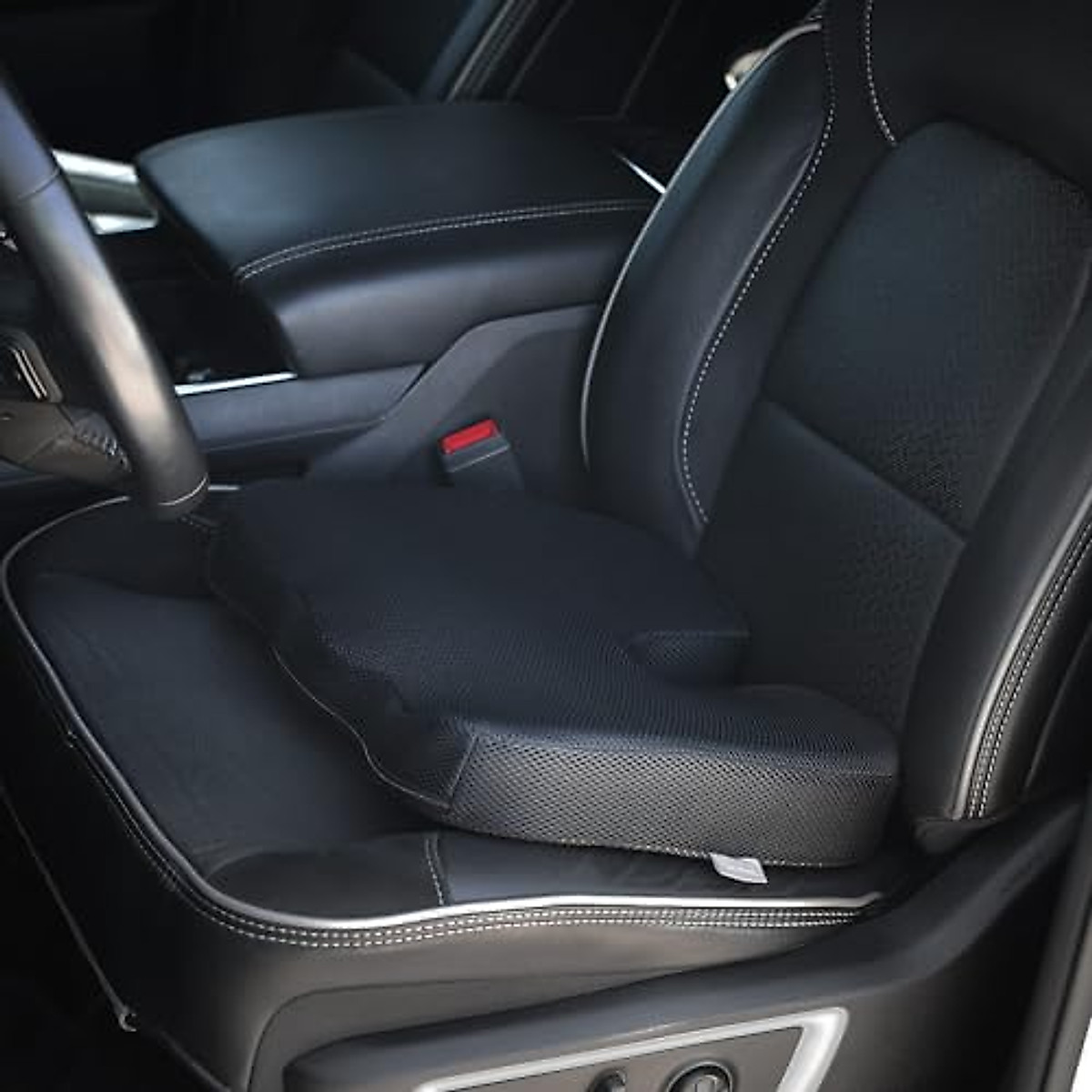 DMI Memory Foam Seat Support Cushion | Coccyx, Sciatica, & Tailbone Pain Relief | Multi-Use Ergonomic Seat Cushion for Office Chair for Driving & Home | Breathable