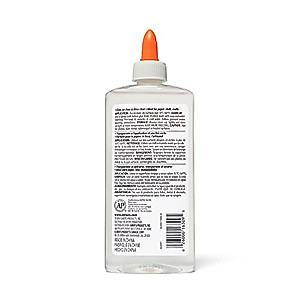 Elmer's Liquid School Glue, Clear, Washable, 9 Ounces, 24 Count - Great for Making Slime