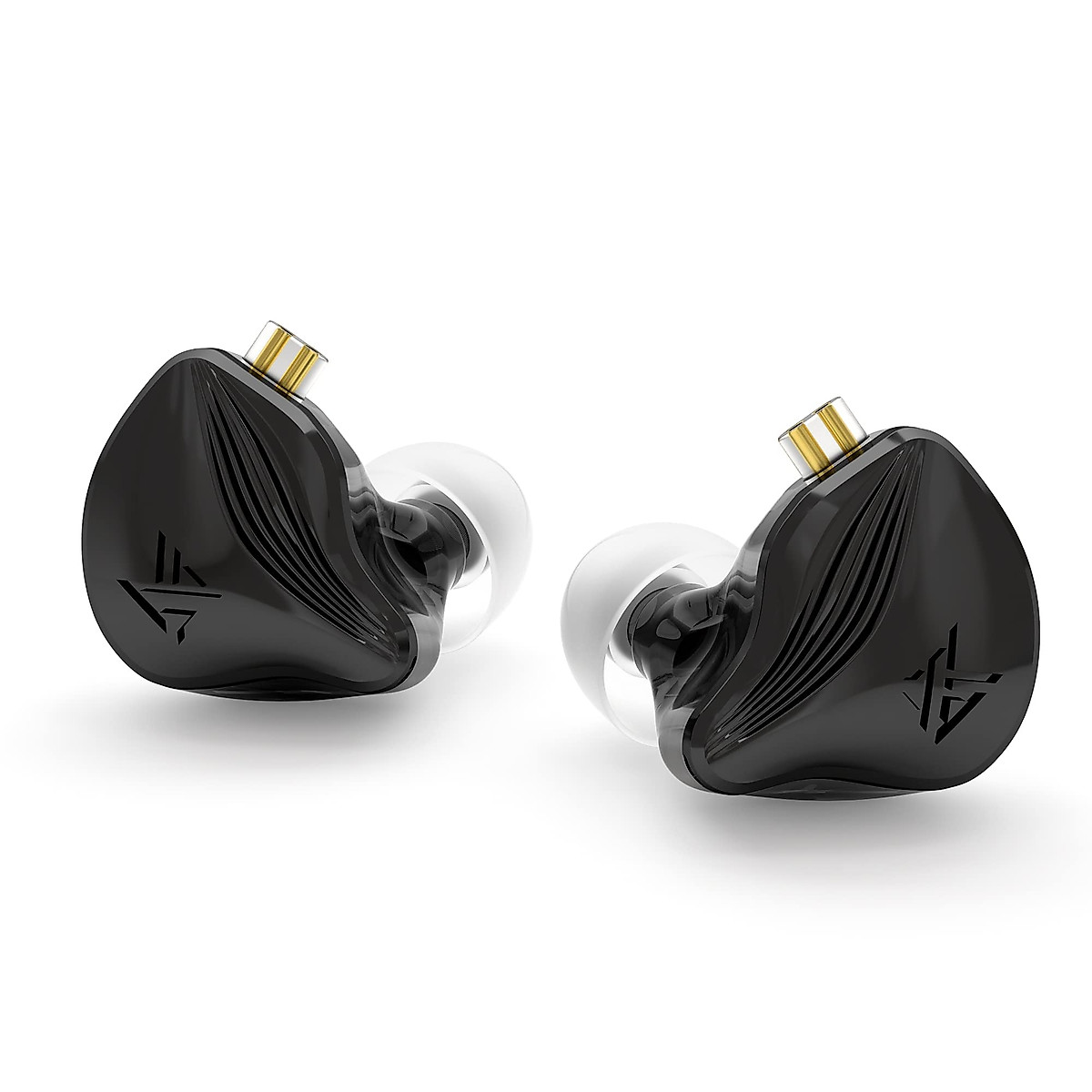 KZ ZEX in Ear Earphones, Electrostatic Wired HiFi Earbuds, KZ Low Voltage Electrostatic Dual Magnetic Dynamic Unit Noise Cancelling Headphones(Black Mic)