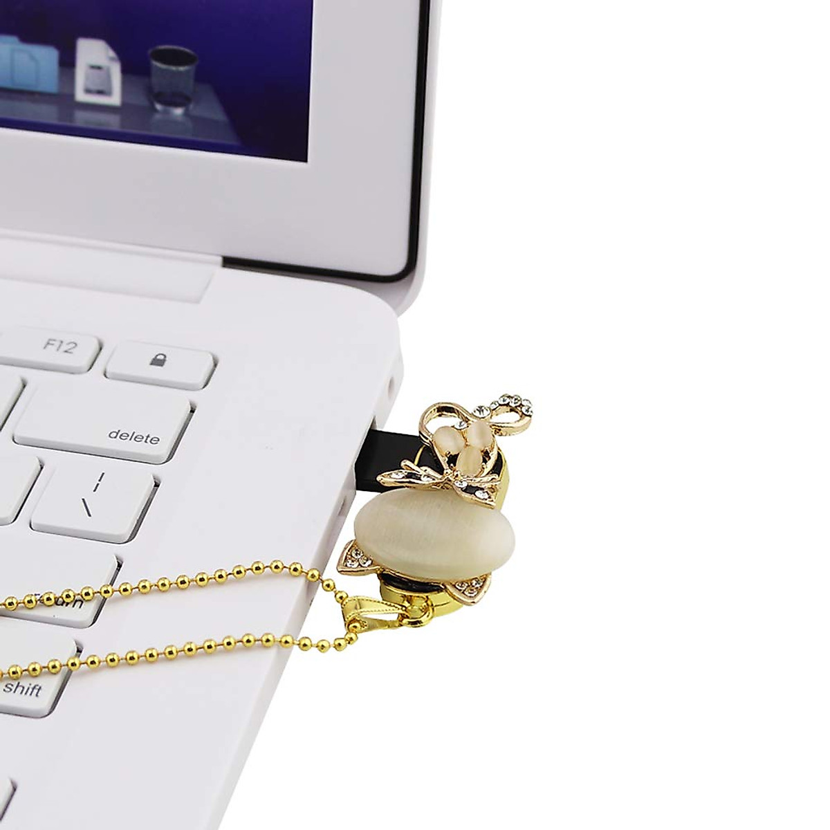 Novelty Animal Cat Shape 64GB USB 2.0 Flash Drive Diamond Crystal Memory Stick Pen Drive Flash Disk Thumb Drive