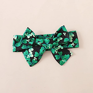 Toddler Baby Girl Summer Clothes Kid Clover Sleeveless Sling Ruffle Layered Dress+Headband St. Patrick's Day 2Pcs Set (Green B, 12-18 Months)