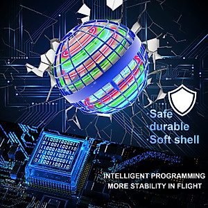 Flying Ball Toys Mini Drone Flying Ball 360 Rotating Magic Controller USB Rechargeable Built-in RGB Lights Magic Flying Toys,Great Surprise and Safe Gift for Kids Outdoor Indoor [2023 Upgraded]