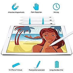 Stylus Pen Compatible with (2018-2020) Apple iPad, iPad Pencil with No Lag, High Precision, Tilt, Palm Rejection, for iPad 6th, iPad Mini 5th, iPad Air 3rd Gen, iPad Pro (11/12.9")