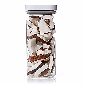 Copco Food and Organization Storage Container with Airtight Lid, 1.77-Quart, Clear