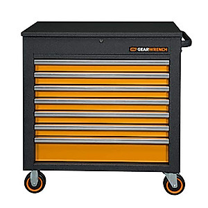 GEARWRENCH 35" 7 Drawer GSX Series Rolling Tool Cart with Tilt Top - 83246