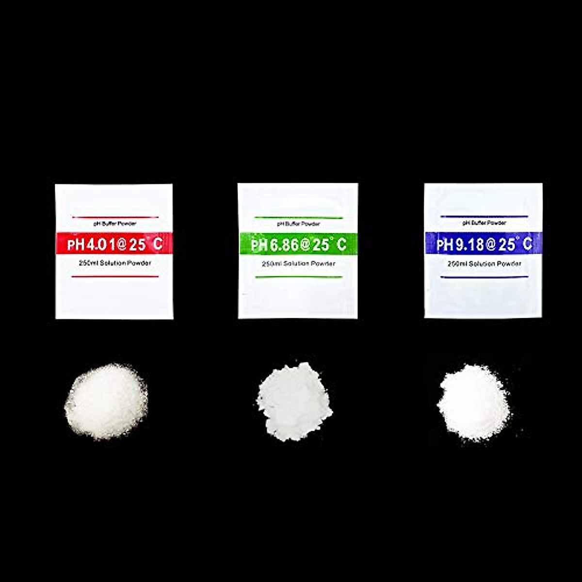 12 Pack pH Meter Buffer Solution Powder 6.86/4.01/9.18 for Precise pH Meter, pH Calibration Solution Powder Packets
