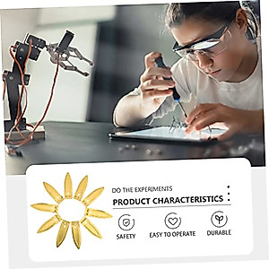 CIYODO 25pcs DIY Fruit Battery Materials Metal Electrode Strips Copper Electrode Strips Golden Fruit Battery Experimental Supplies