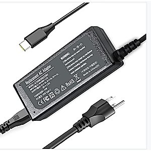 45W USB C Type C Laptop Charger for Acer Chromebook R13 11 13 15 311 315 CP311 CP713 C933 CB5-312T N17Q5 N17P6 N16Q10 N16Q14 N16Q12 N18Q1 N15Q13 PA-1450-78 PA-1450-80 A16-045N1A AC Adapter Power Cord