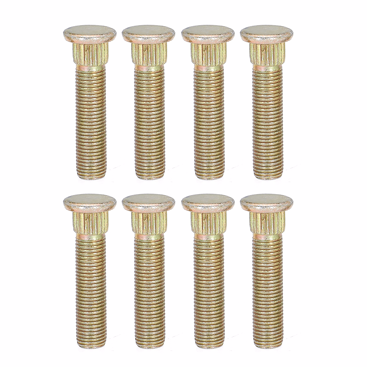 Front Wheel Stud for Polaris Ranger Crew RZR Sportsman Trail ACE XP XP4 RZR 4 570 700 800 900 2002-2022 Replace 7517871, 3/8" x 24 Thread x 1-3/4" Long (8)