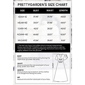 PRETTYGARDEN Women's 2024 Floral Boho Dress Wrap V Neck Short Sleeve Belted Ruffle Hem A-Line Flowy Maxi Dresses (Solid Brick Red,X-Large)