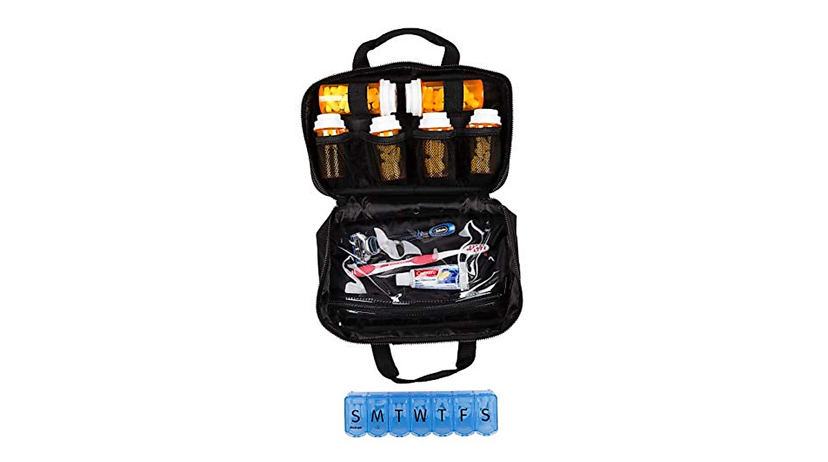 Secure Medication Travel Bag with TSA Lock | MEDICINE RX SAFE